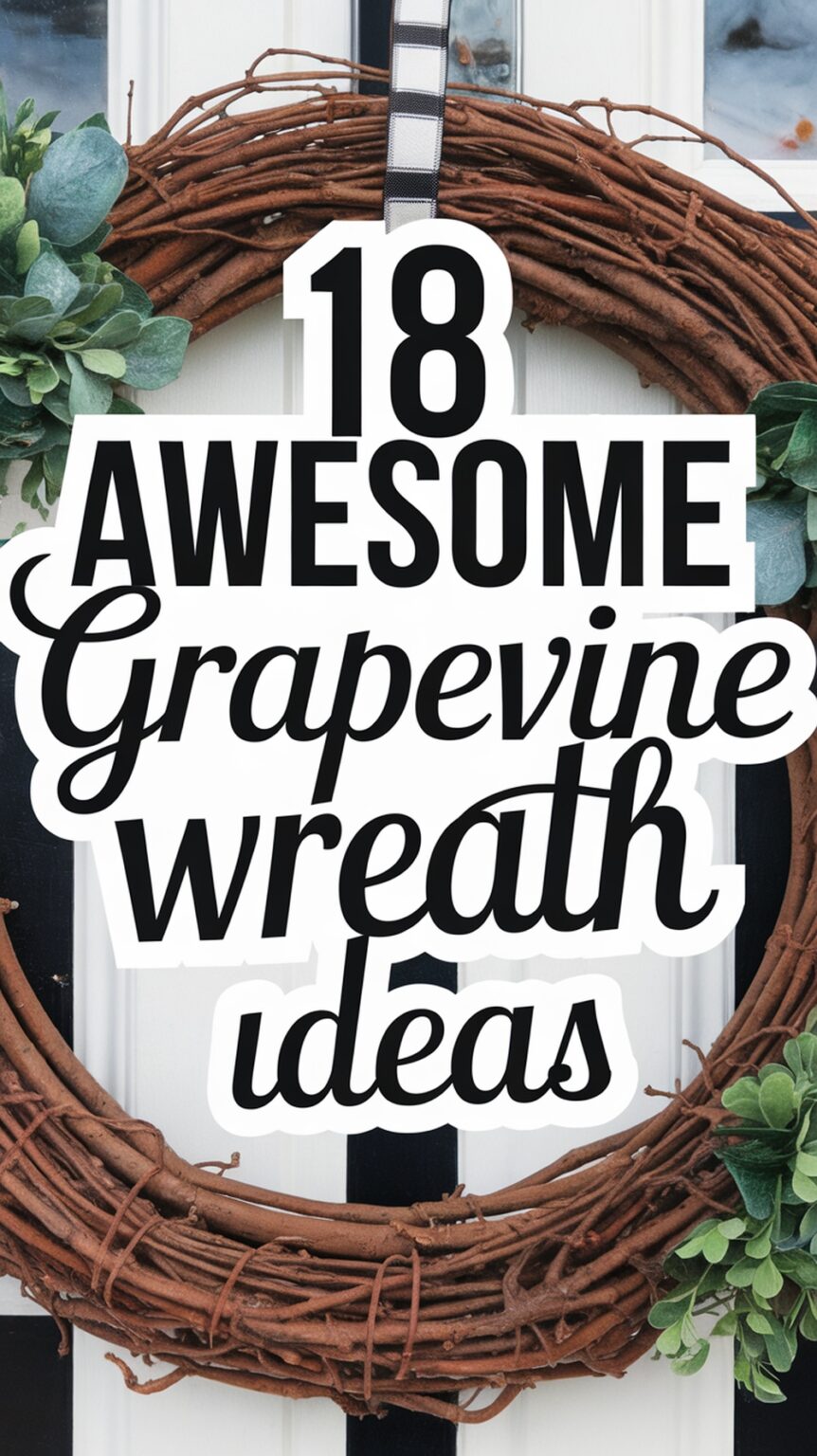 18 Creative Farmhouse Grapevine Wreath Ideas for Every Season ...