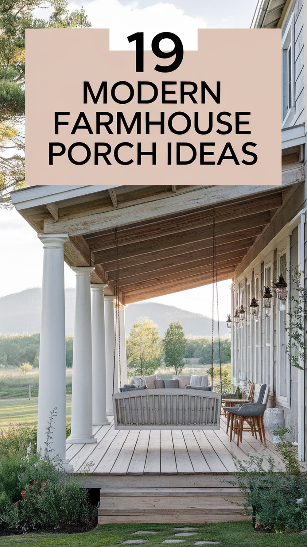 19 Rustic Farmhouse Porch Ideas for a Cozy Outdoor Retreat ...