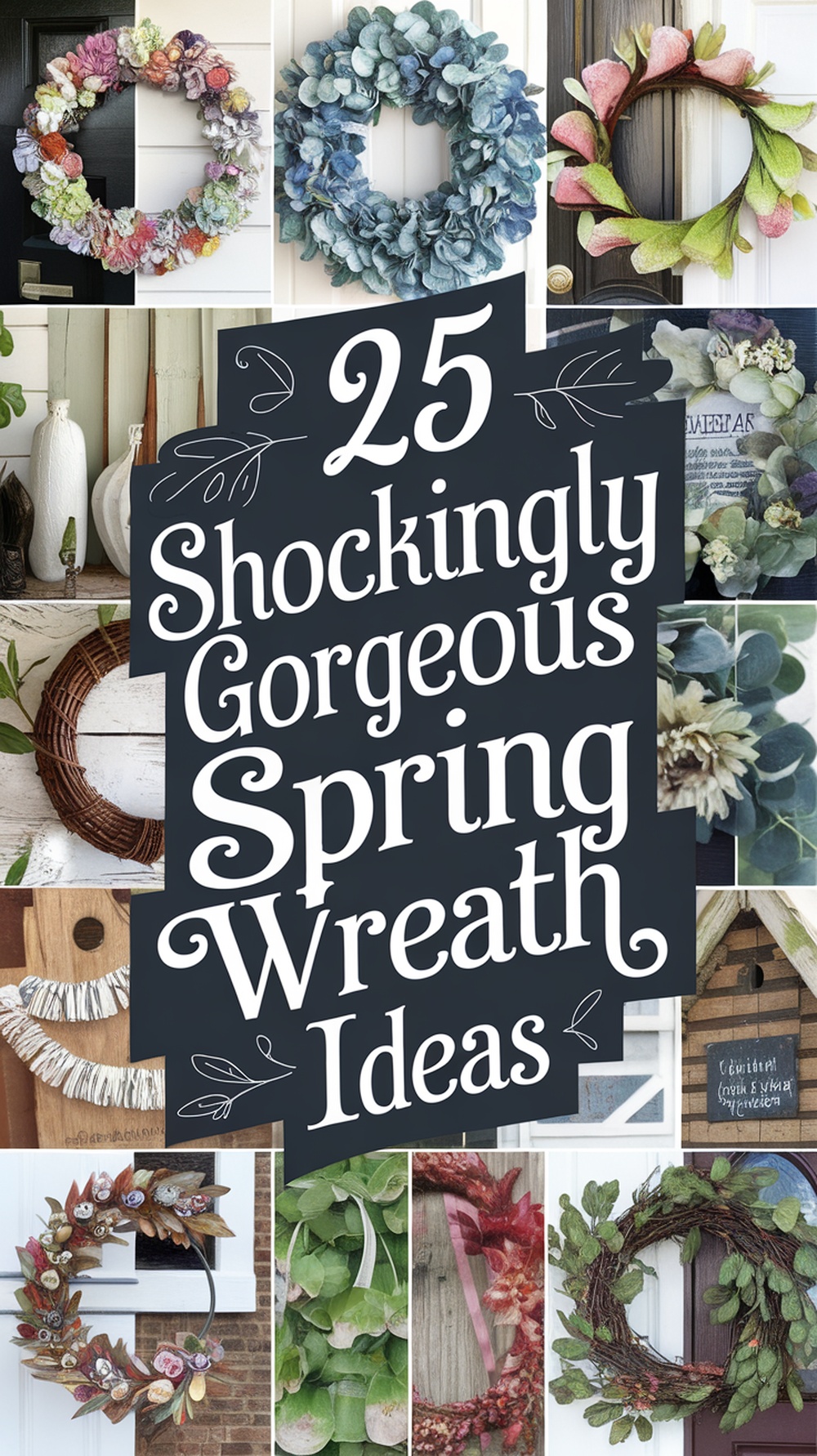 25 Beautiful and Simple Spring Wreath Ideas For Your Home ...
