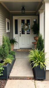 25 Stylish Modern Front Porch Planters to Elevate Your Curb Appeal ...