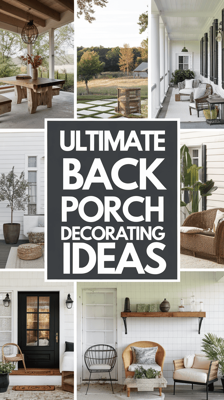 Back Porch Decorating Ideas to Transform Underused Space ...