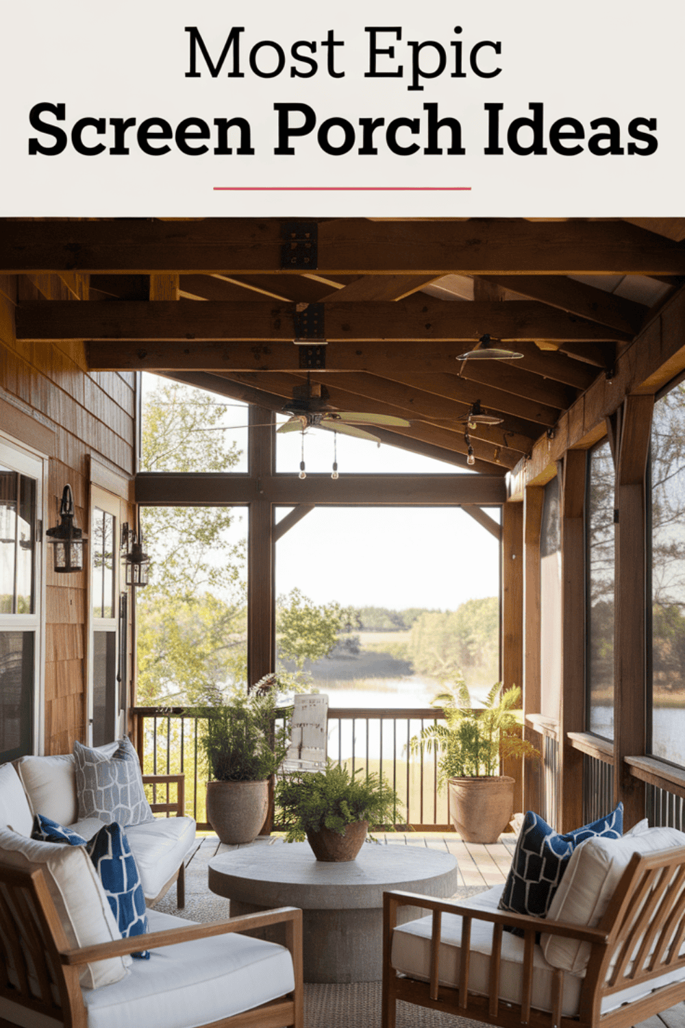 Screen Front Porch Ideas That Make the Most of Privacy ...