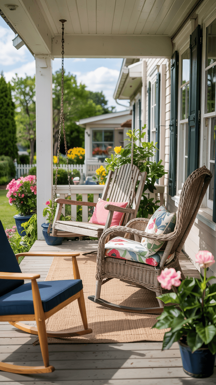 Choosing On-Trend and Comfortable Front Porch Chair Styles ...