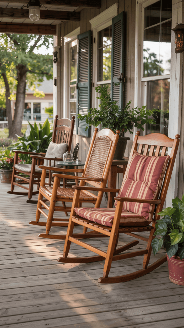 Choosing On-Trend and Comfortable Front Porch Chair Styles ...
