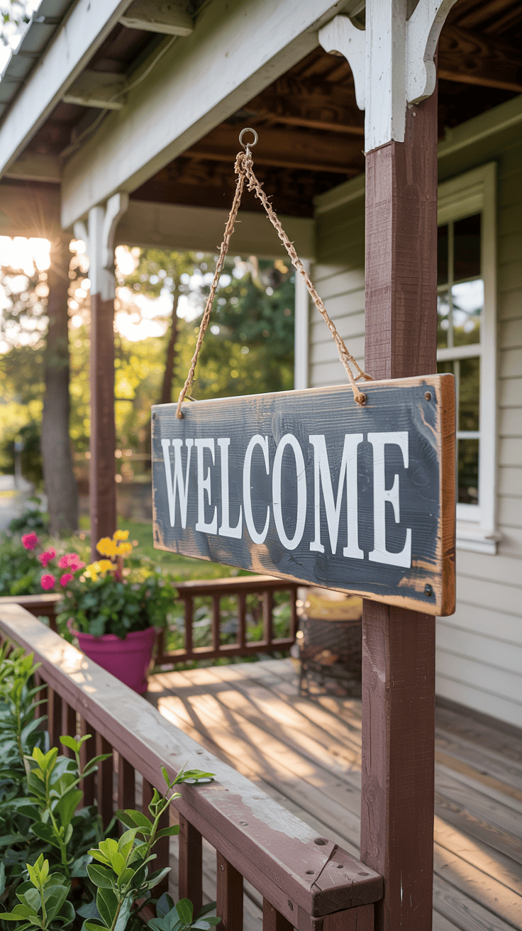 Front Porch Sign Ideas That Add Personality and Charm - porchdecorideas.com