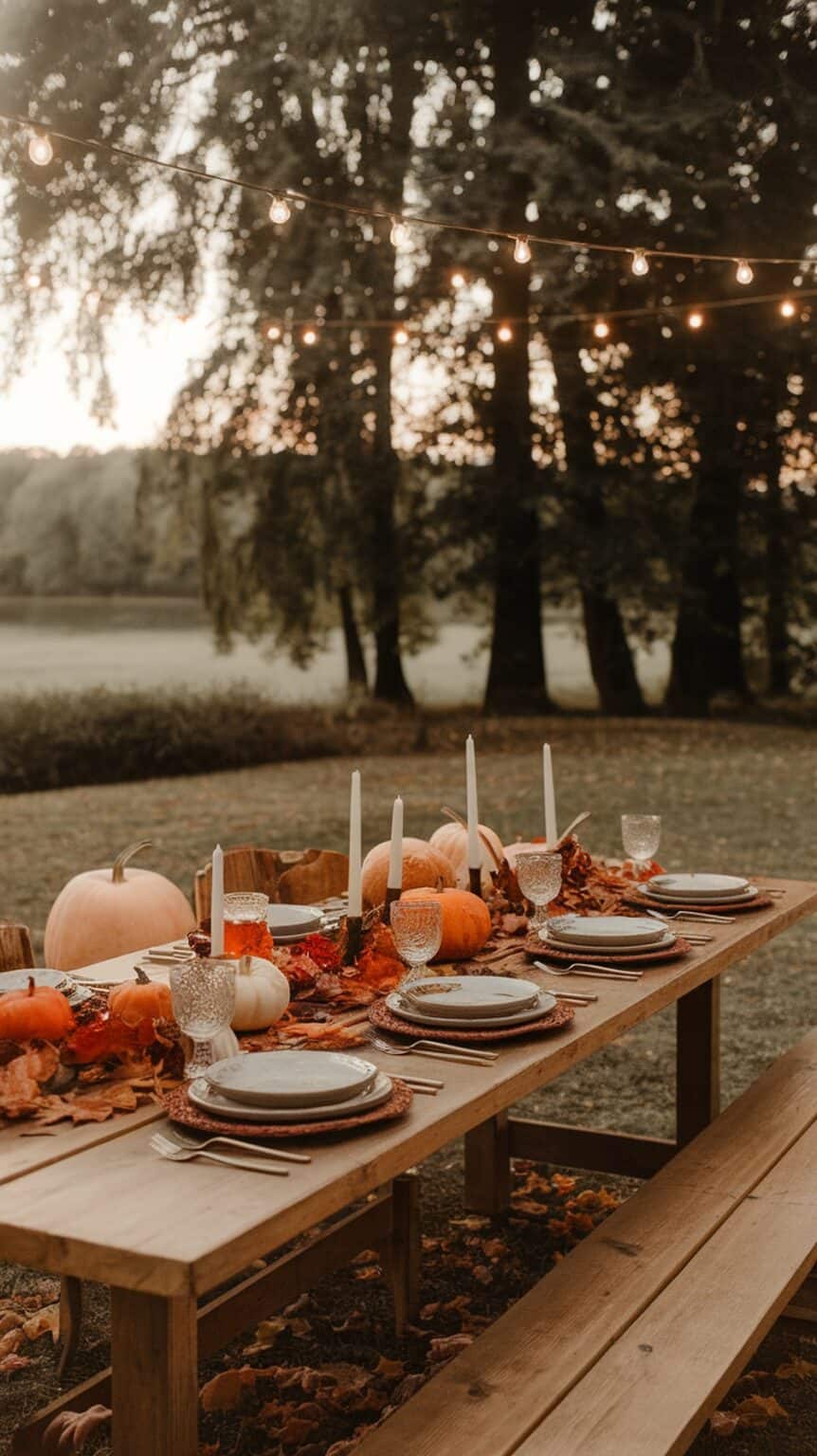 Host a Cozy Outdoor Fall Dinner Party That Will Make You Smile ...
