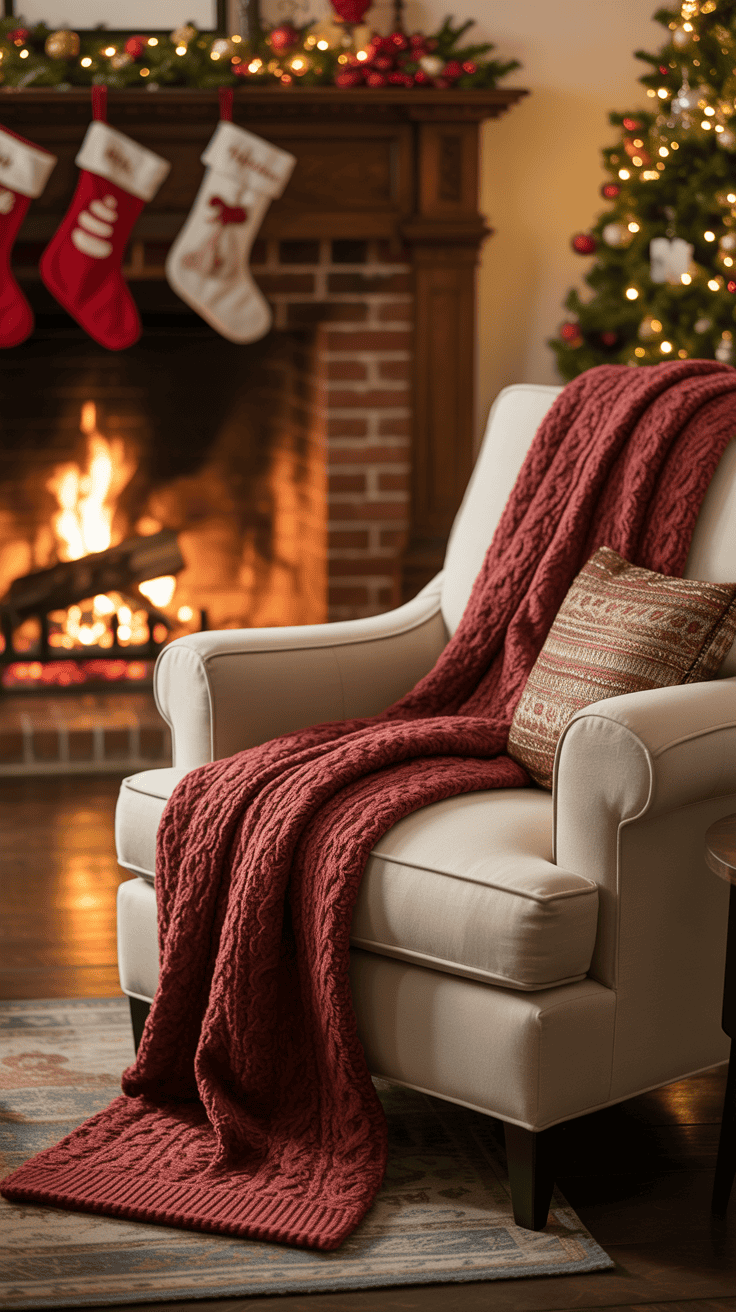 Warm Cozy Christmas Living Room That Feels Like a Hug - porchdecorideas.com