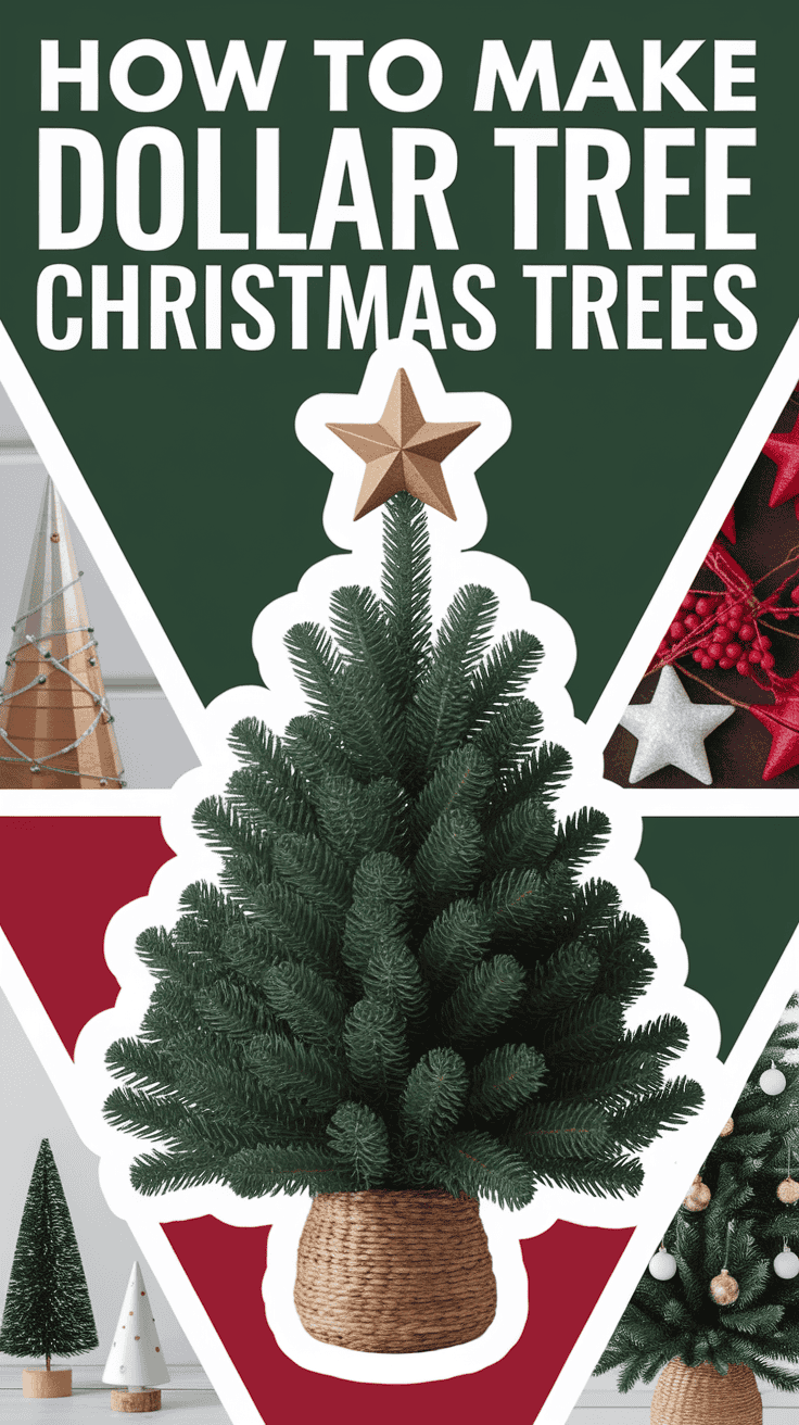 Dollar Tree Christmas Tree Ideas on a Budget - porchdecorideas.com