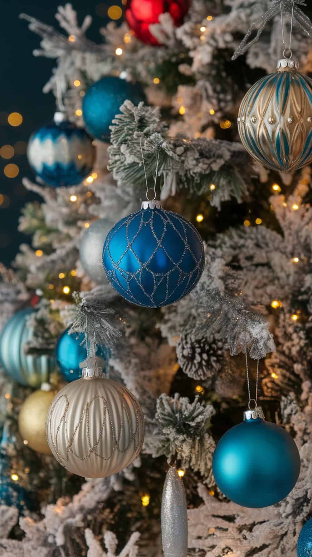 Blue and Silver Christmas Tree Decorations Ideas That Sparkle ...