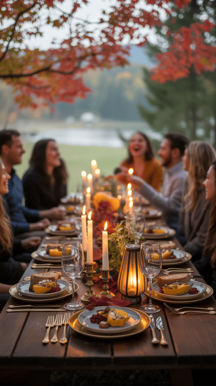 Host a Cozy Outdoor Fall Dinner Party That Will Make You Smile ...