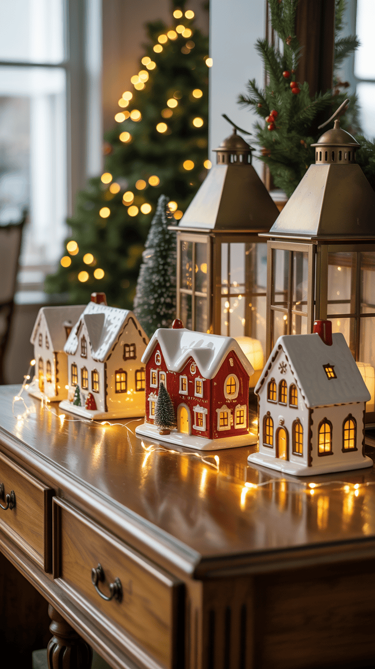 How To Build Ideas for Christmas Village Display That Tells a Story ...