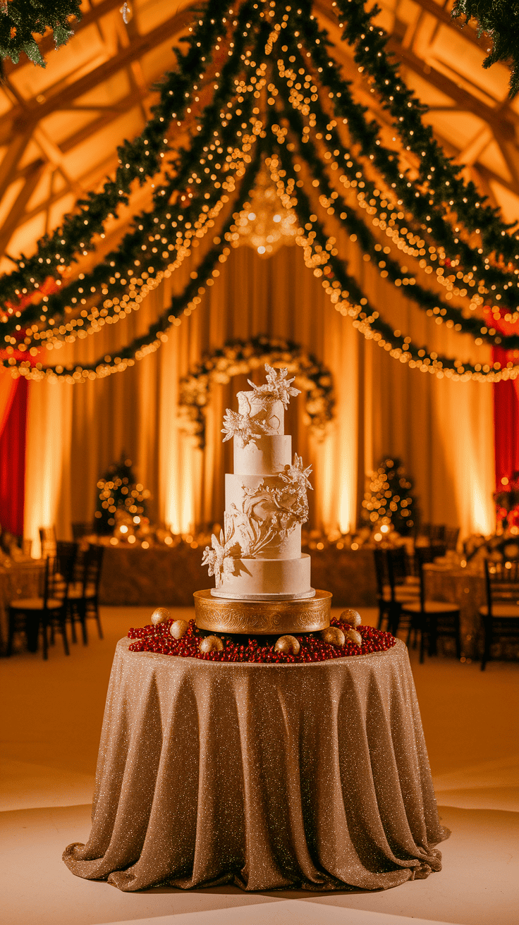 Christmas Wedding Reception Ideas for a Beautiful Winter Evening ...