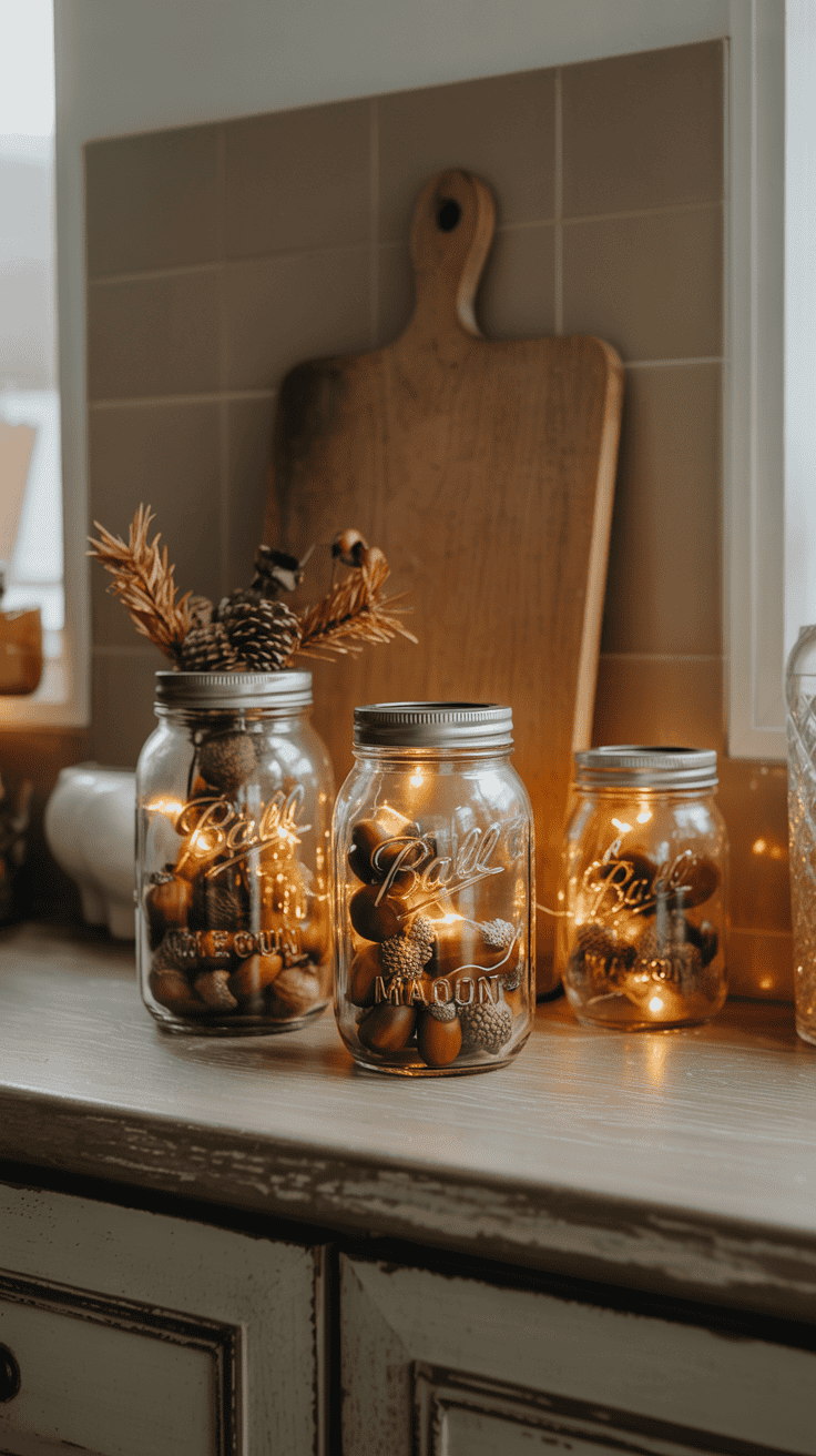 Fall Kitchen Counter Decor That’s Cute and Functional - porchdecorideas.com