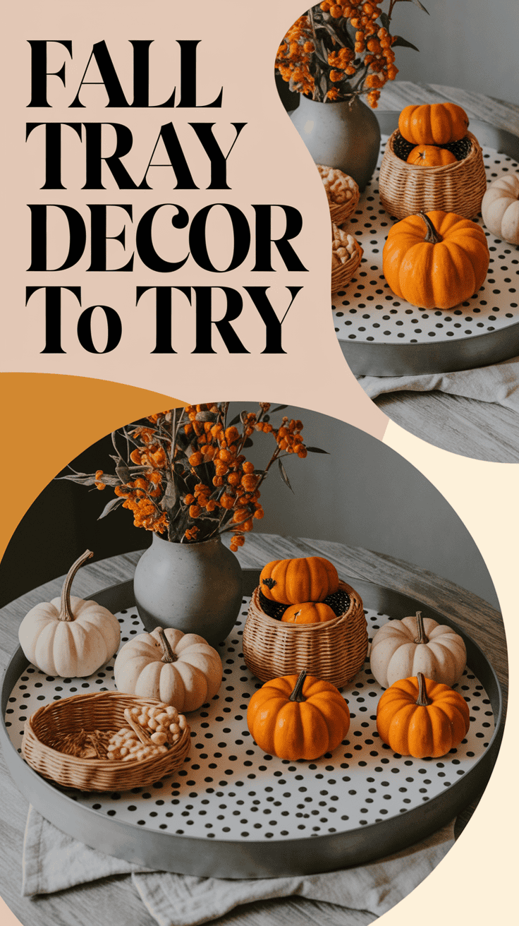 Fall Tray Decor Ideas for Every Room and Style - porchdecorideas.com