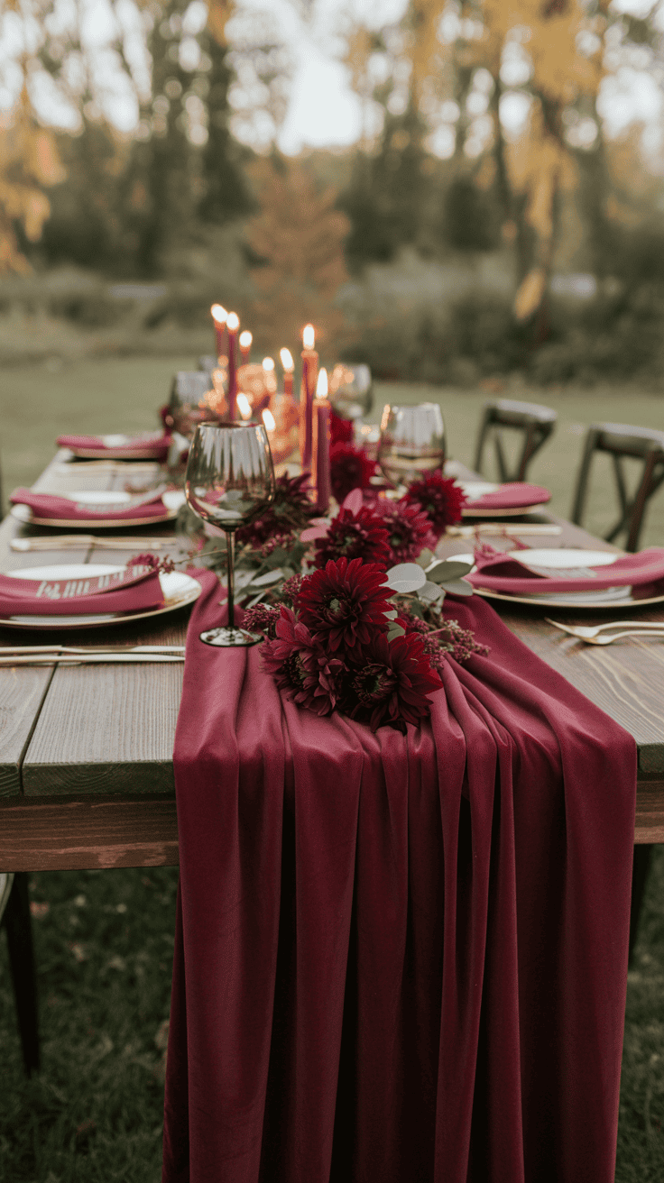 Moody Fall Wedding Inspiration for a Bold Seasonal Look ...