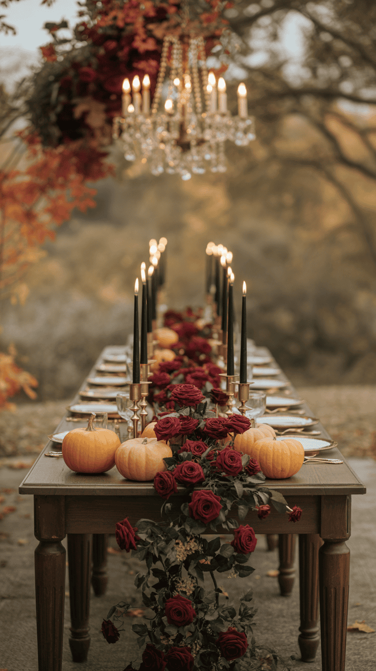Moody Fall Wedding Inspiration for a Bold Seasonal Look ...