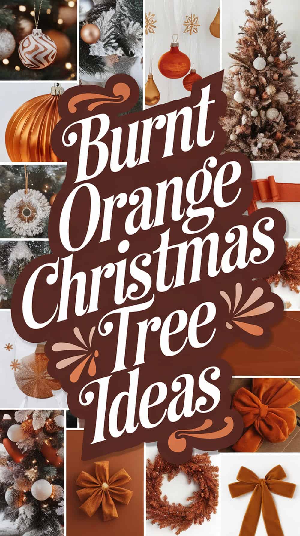 Burnt Orange Christmas Tree Ideas for a Warm Holiday Look ...