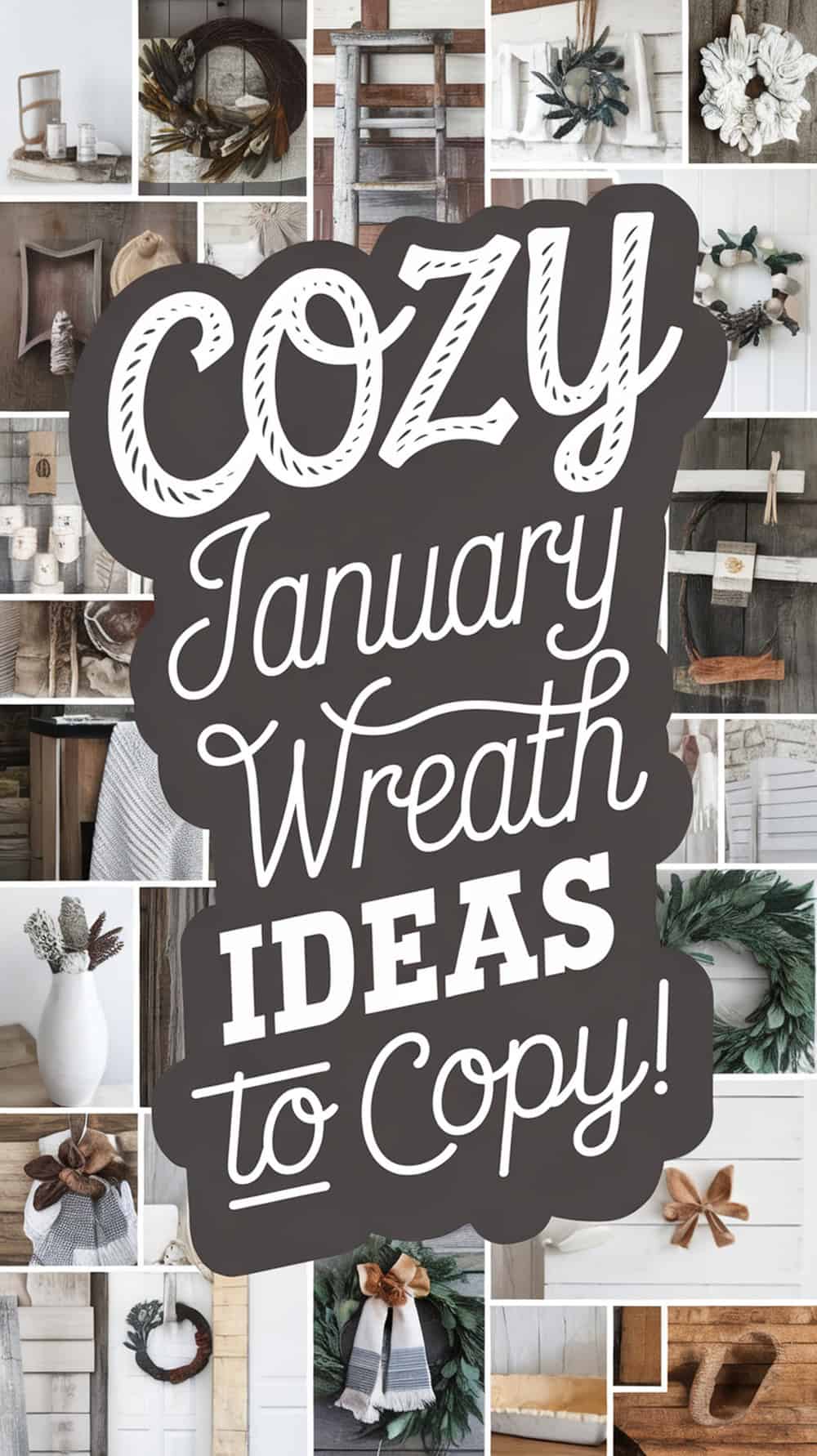 January Winter Wreath Ideas to Refresh Your Door - porchdecorideas.com