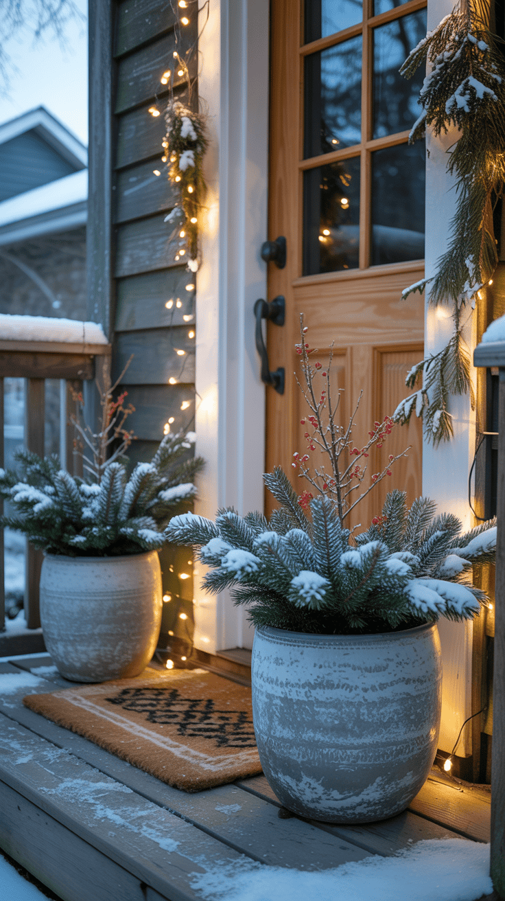 How To Decorate Front Porch for Winter Without Holiday Overload ...